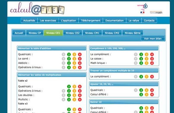 Calcul@TICE : Un outil d’entrainement au calcul mental | Numérique 26 ...